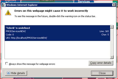 Javascript Why I Am Getting This Message Telerik Is Undefined Stack Overflow