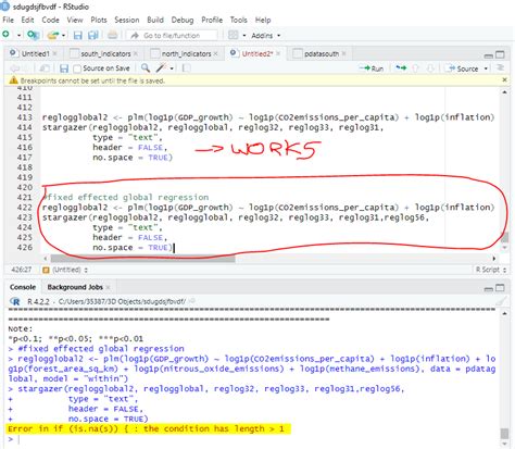 Receiving This Error In If Isnas The Condition Has Length 1