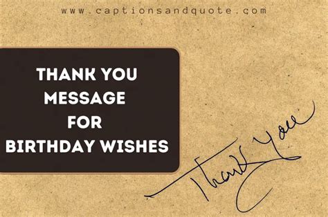 160 Thank You Message For Birthday Wishes Bday Reply