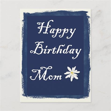 Happy Birthday Mom Postcard Artofit