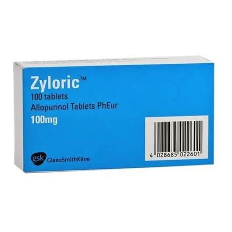 Zyloric 100 Mg Tablet Packaging Type 1x25 At ₹ 1848strip In Nagpur