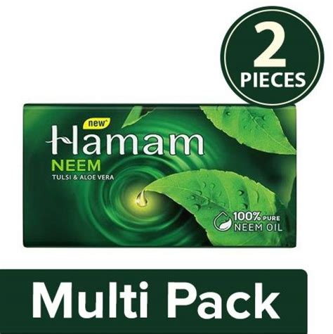 Hamam Neem Tulsi And Aloe Vera 100 Neem Pack Of 300g Price In India