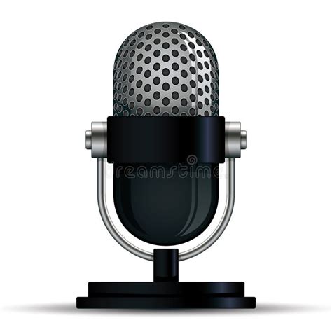 Retro Microphone Vector Stock Illustrations 26815 Retro Microphone