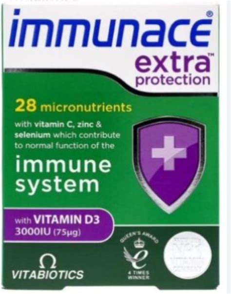 Vitabiotics Immunace Extra Protection Tablets 30s Uk