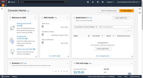 Create And Use Dashboard Widgets Create A New Aws Account