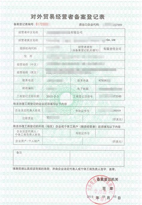 Import Export License Application Business China