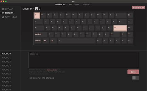Macros Are Not Saved Issue 114 The Via Releases GitHub