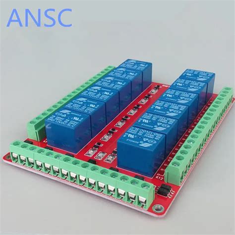 Way Relay Module Bidirectional Optocoupler High Low Level Trigger Two Way Optical