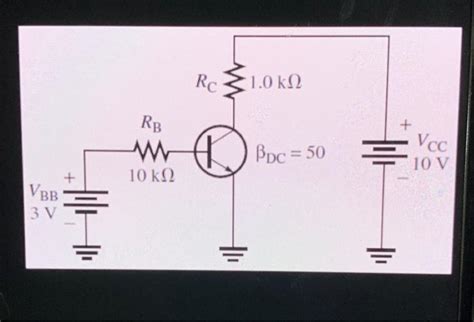 solved determine whether or not the transistor in the figure
