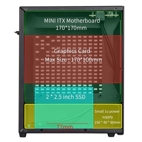 Aluminum Htpc Mini Itx Pc Case With Pcie 3 0 Cable Mini Itx Chassis Game Computer Case Support