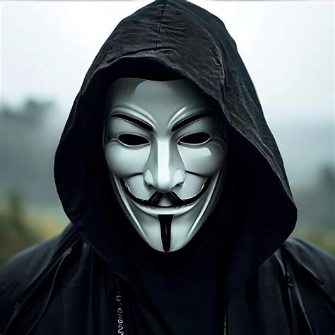 Premium Photo Hacker With Mask And Hoody