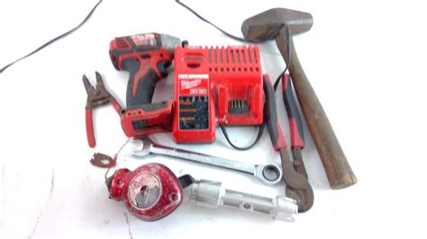Milwakee Tool Bag With Tools 10 Pieces Property Room