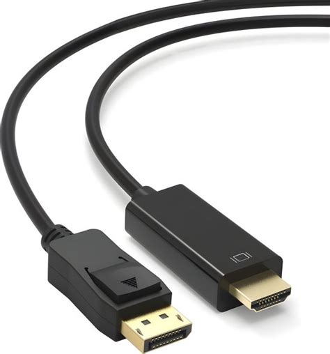 Displayport Naar Hdmi Kabel 2 Meter Tot 4k Ultra Hd 30hz Dp Male