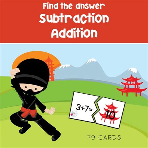 Match Addition And Subtraction Jigsaw Cards Addition And Subtraction Subtraction Elementary