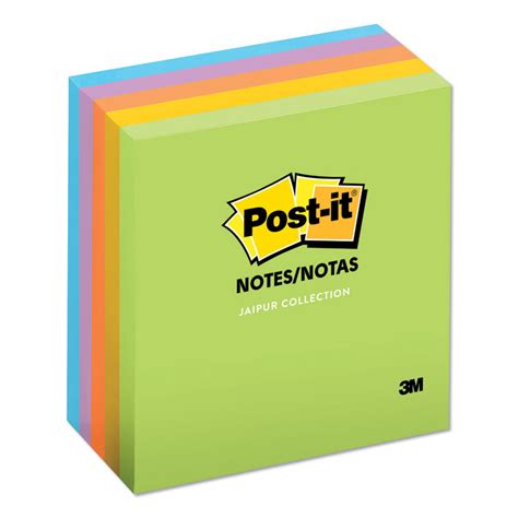 MMM6545UC Post It Notes 654 5UC Original Pads In Jaipur Colors 3 X