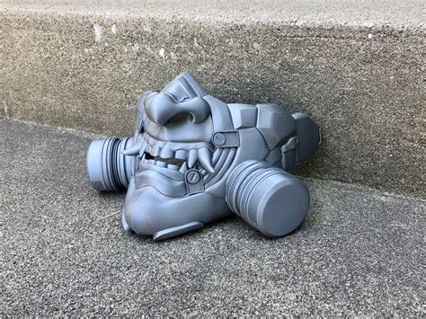Oni Gas Mask Japanese Hannya Half Mask Oni Demon Mask 3d Etsy