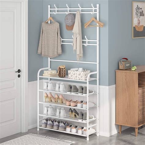 Gs Venus Uniq Portable Cloth Rack 3 Layer Hanging Rack Toilet