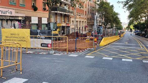 Continúan las obras de transformación de la calle Pi i Margall
