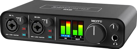 Motu M2 USB Audio Interface with Studio Quality Sound with 2 Inputs and 2 Outputs Â MFG