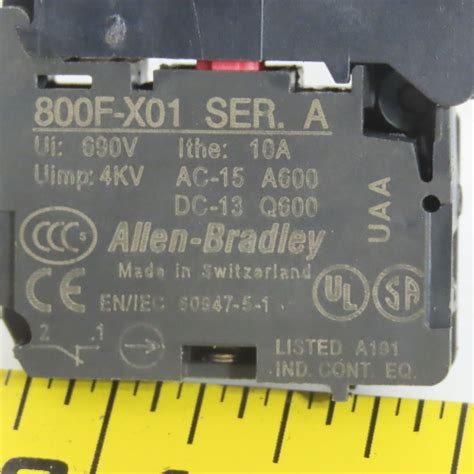 Allen Bradley F X Latching E Stop Twist Lock Bullseye Industrial Sales