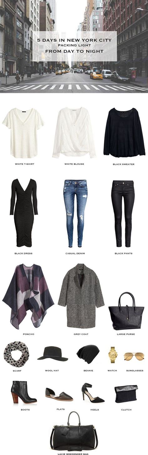 What To Pack For 5 Days In New York City Livelovesara Travel Outfit