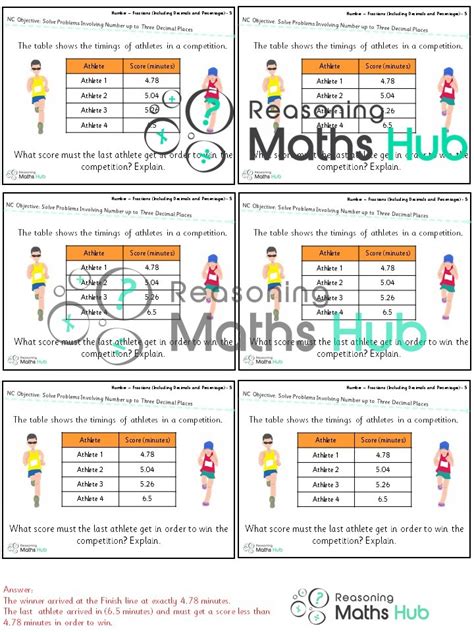 solve problems involving number up to three decimal places master the