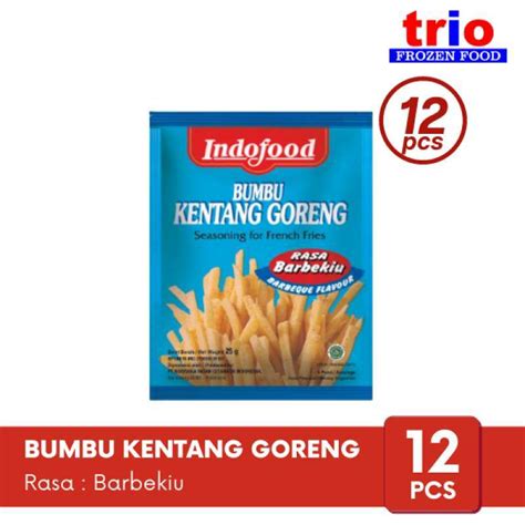 Promo Indofood Bumbu Kentang Goreng Rasa Barbekiu Barbeque BBQ 25gr