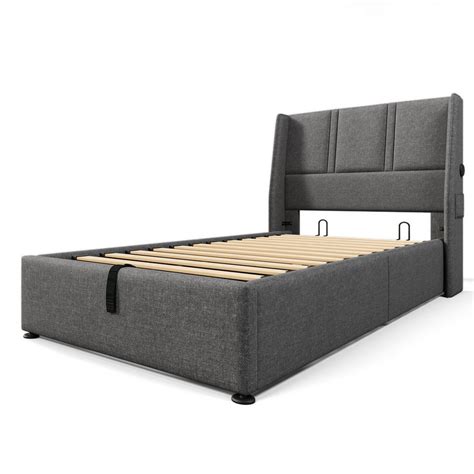 Gotagee Polsterbett Polsterbett 90x200 Cm Stauraumbett Einzelbett