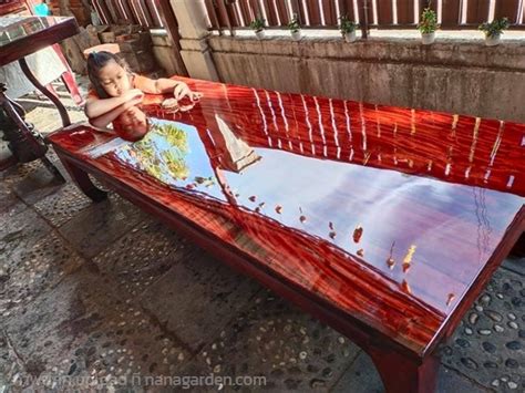 ตั่งนั่งเล่นไม้แผ่นเดียว ก80xย200xส40 โดยร้าน Chat Shop เฟอร์นิเจอร์ไม้ อ บางใหญ่ จ นนทบุรี