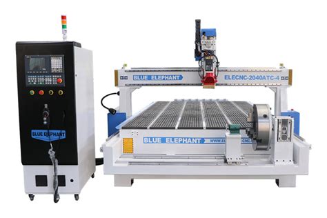 ATC Woodworking CNC Router Machine For CNC D Engraving Blue Elephant CNC Machinery
