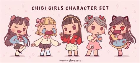 Chibi Girls Friends
