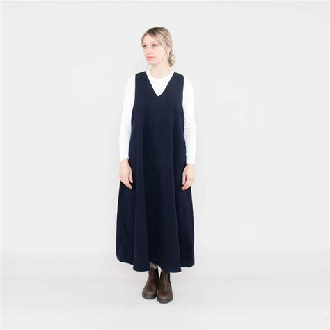 Gramicci Womens Wool Blend Tent Dress Navy Blue
