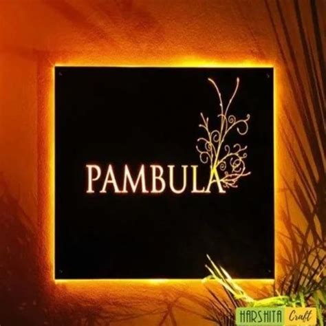 3 Mm Led Light Nameplate At ₹ 20square Inch In Noida Id 2855479216197