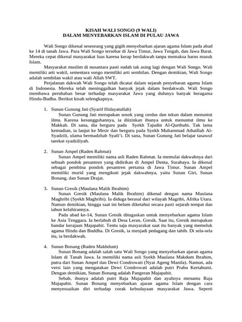 Kisah Wali Songo Pdf