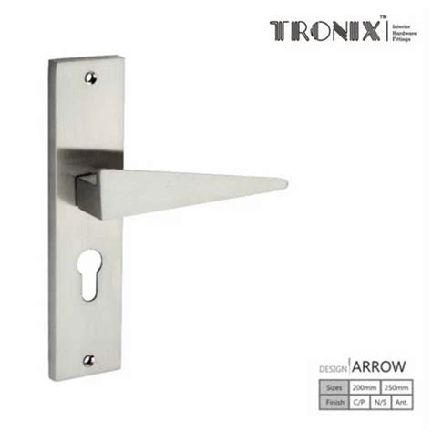 Tronix Arrow Zinc Mortise Handle Lock Exterior Door Grey At Best