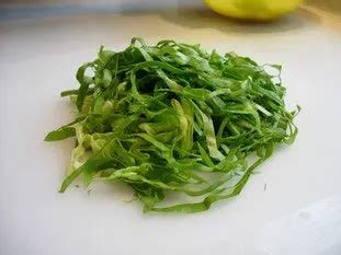 Lettuce Chiffonade Cooking Ez