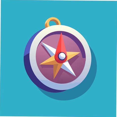 Compass 3d Vector Icon Cartoon Minimal Style Premium Ai Generated Image