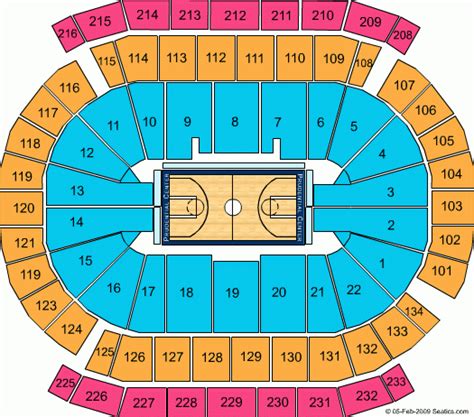 Prudential Center Seating Chart Seton Hall Basketball Center Seating