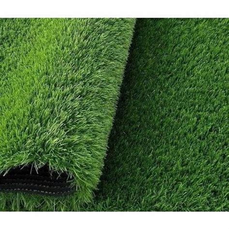 Plain Rectangular 20mm Polypropylene Artificial Green Grass For Wall