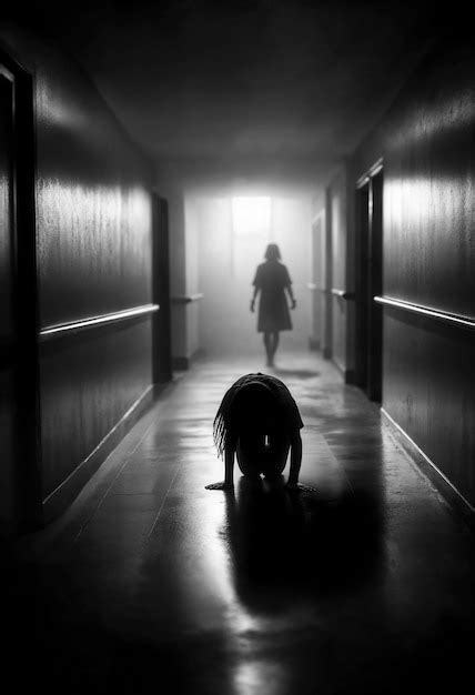 Horror Szene im häuslichen Raum Kostenlose Foto