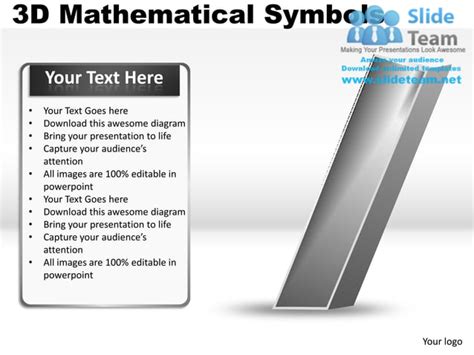 3d Mathematical Symbols Powerpoint Presentation Slides Ppt Templates Pdf