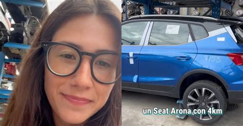 Una Especialista En Desguaces Enseña Un Seat Arona Con Solo 4