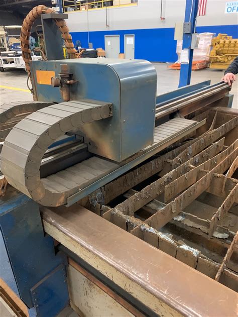 6 X 20 Aks Accu Kut P0620 Cnc Plasma Table 2006 Hypertherm Hpr 130