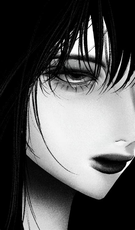 Safebooru 1girl Black Background Black Hair Closed Mouth Commentary