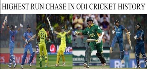 Top 20 Highest Successful Run Chase In Odi Cricket Format