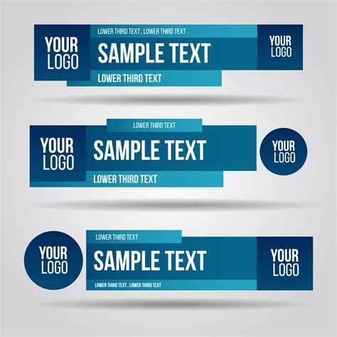 Contemporary Set Of Banners 1211727 Vector Art At Vecteezy