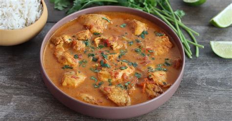 Recette Curry de poulet coco à l indienne 750g