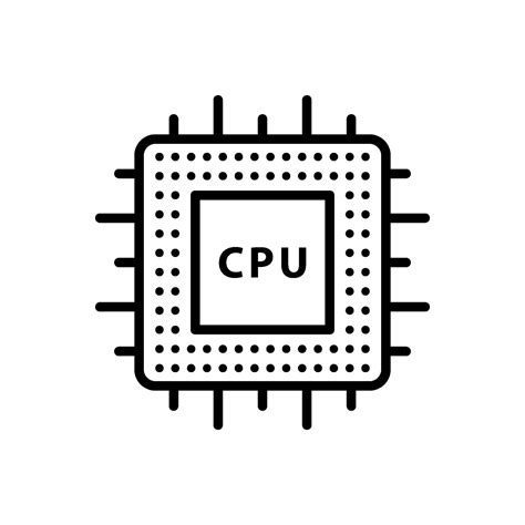 Cpu Processor Icon Vector Design Templates Simple And Modern 30717884