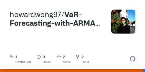 Github Howardwong Var Forecasting With Arma Garch