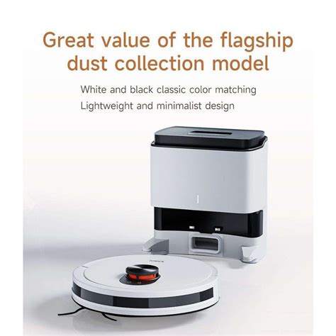 ROIDMI EVE CC Robot Vacuum and Mop Cleaner with Cleaning Base 1Year ...